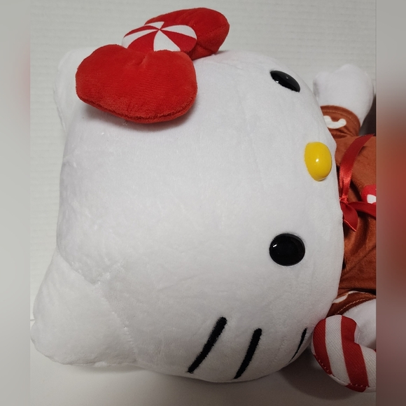 Sanrio | Holiday | Hello Kitty Gingerbread Christmas Greeter Stuffy Cat ...